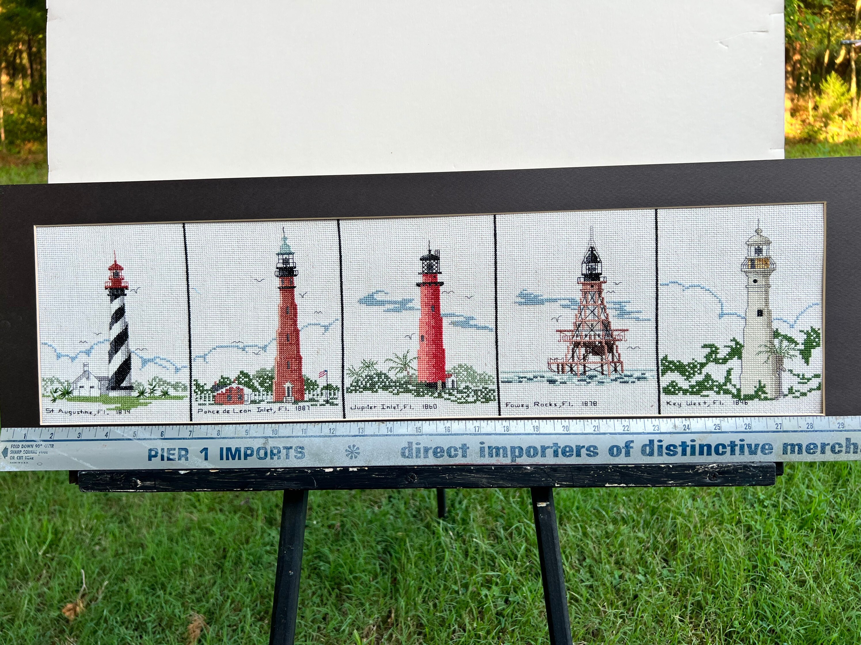 Lighthouses Cross-stitch Art - Etsy