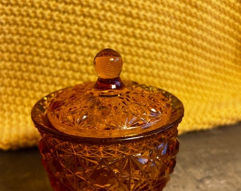 Amber Cut Glass - Etsy