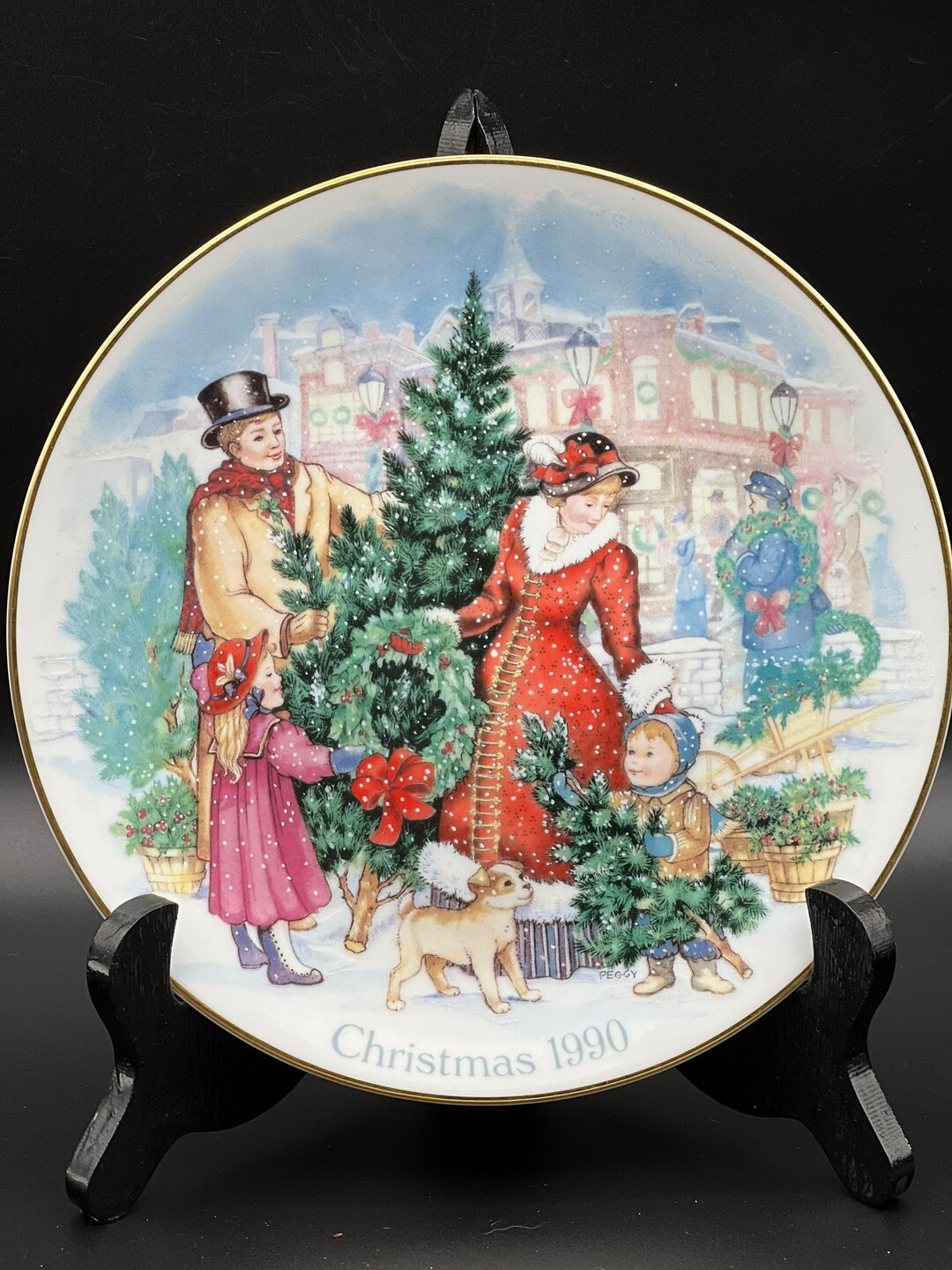 Avon Plate, Bringing Christmas Home - Etsy