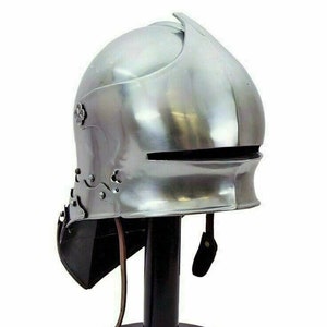 Medieval European Armour Iron Steel Knight German Sallet Helmet - Etsy