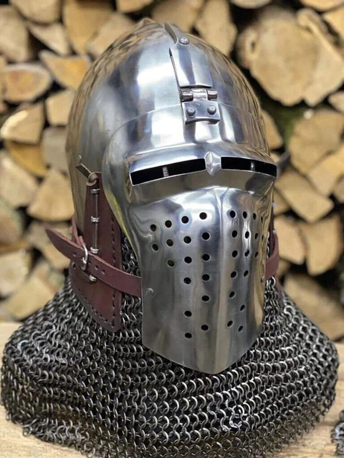 Medieval Basinet Helmet Rao 18 Gauge Viking Replica Helmet Collectible ...