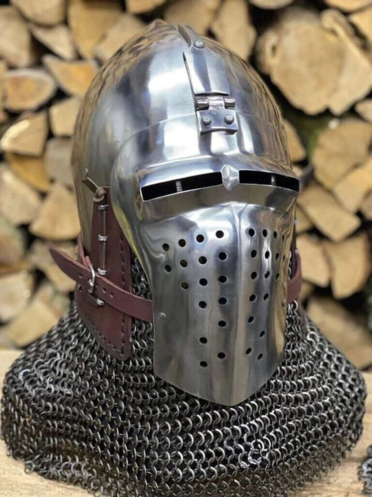 Medieval Basinet Helmet Rao 18 Gauge Viking Replica Helmet Collectible ...