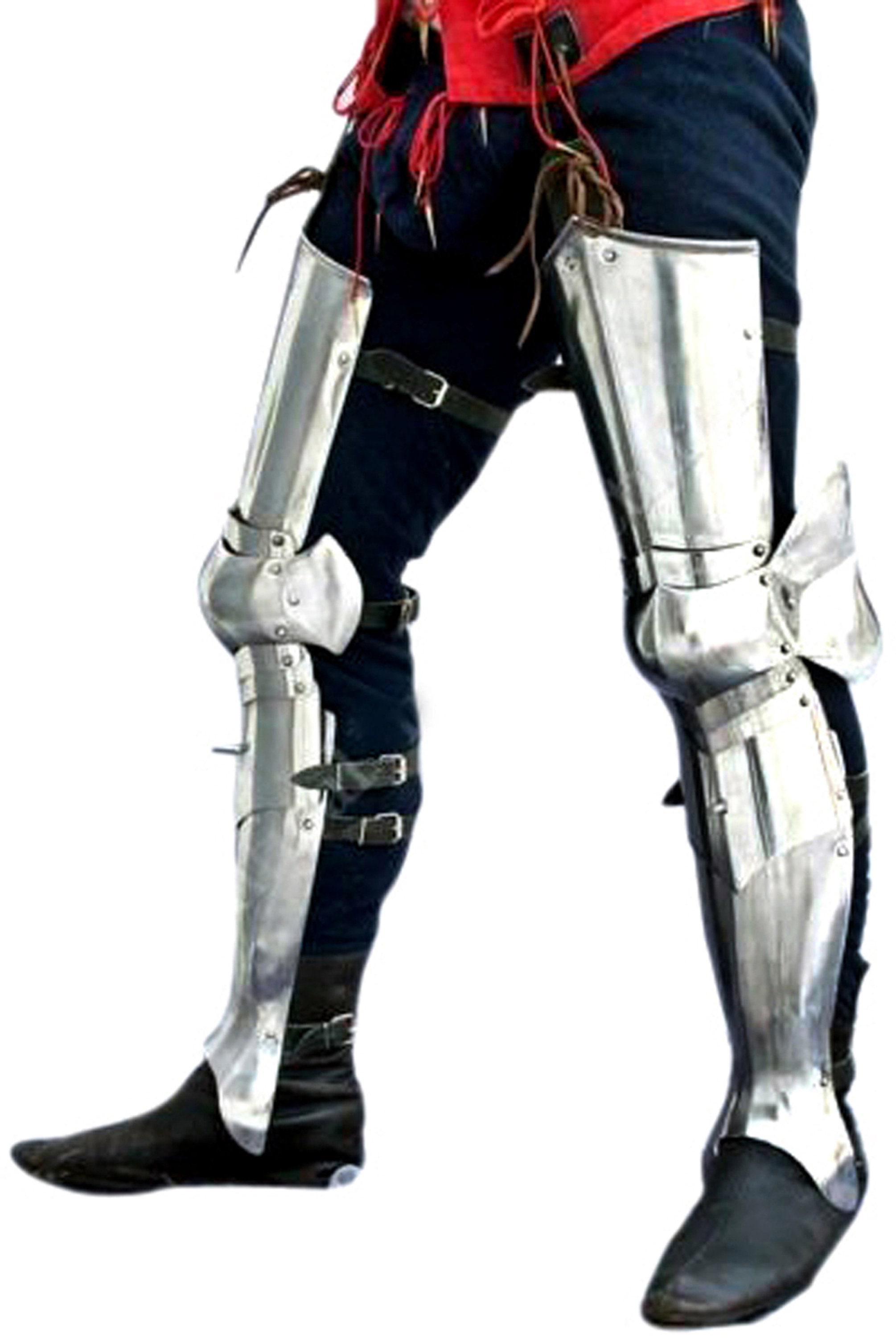 SCA Combat Legs Armor Medieval Leg Guard Reenactment Costume - Etsy