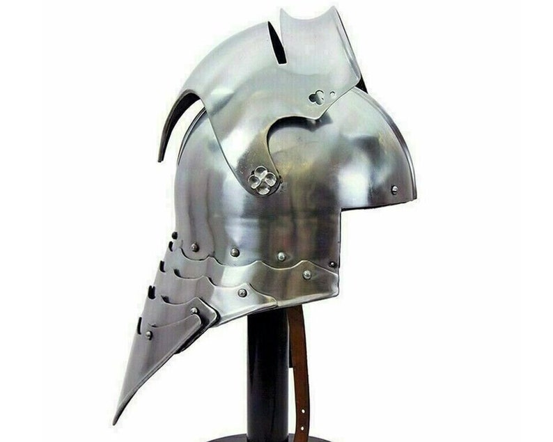 Medieval European Armour Iron Steel Knight German Sallet Helmet - Etsy
