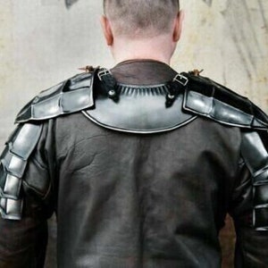 Medieval Berserk Guts Shoulder Armor Pair of Pauldrons and Metal Gorget Cosplay - Etsy