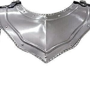 Medieval Neck Gorget With Shoulder Armor 18 Gauge Mild Steel Cosplay ...