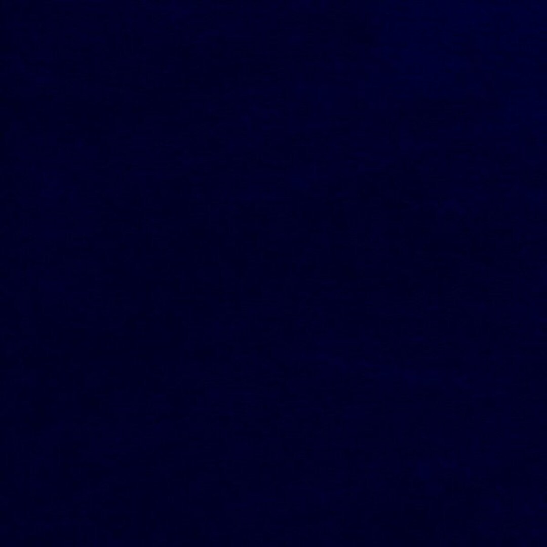 GOTS ORGANIC 100% algodón Nicky 165 cm de ancho aprox azul marino azul ...