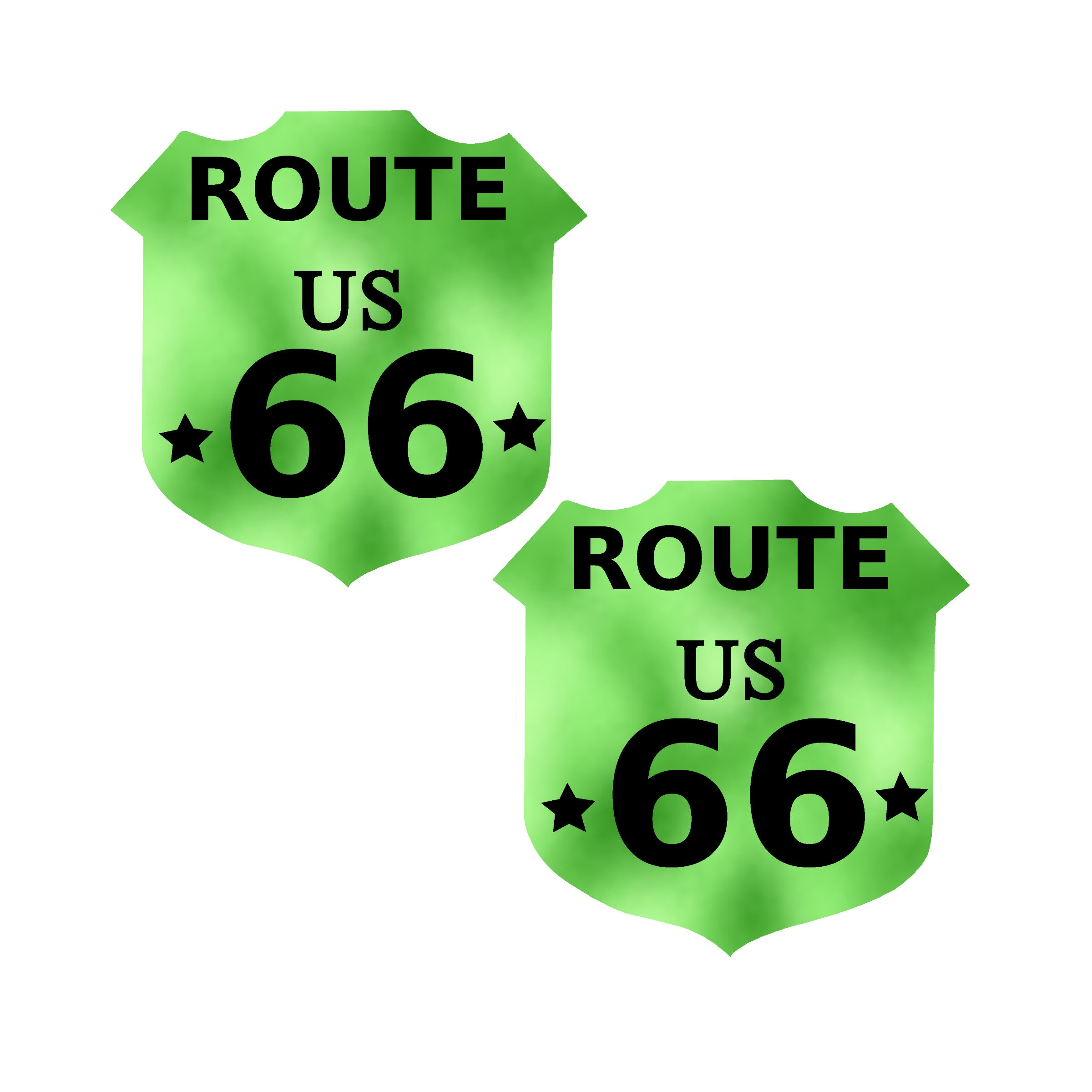 Route 66 Badge Pasties – Iconic Badge Shape in Two Sizes and Multiple ...