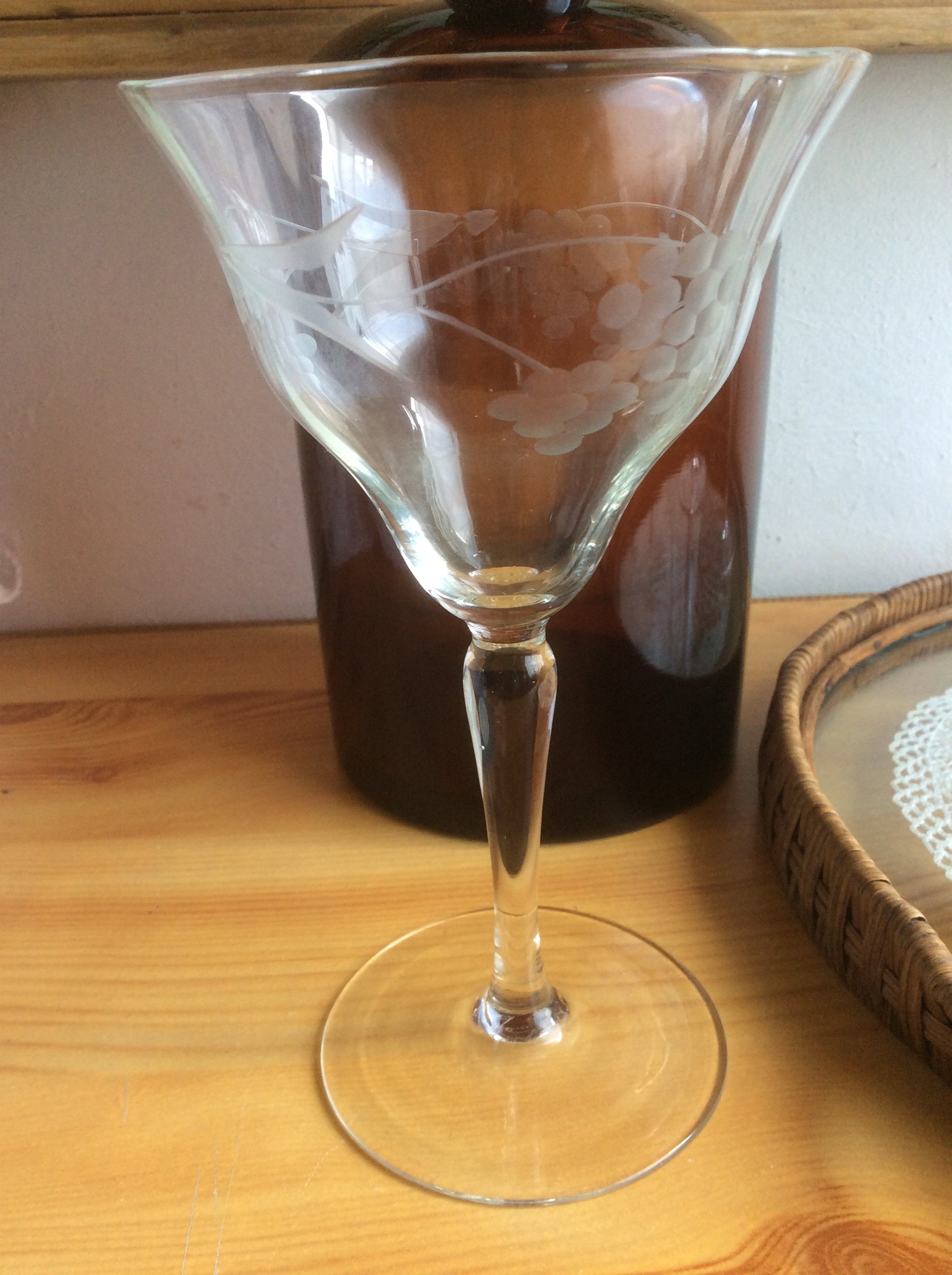 Weingläser 60er Jahre 3er Set | Etsy