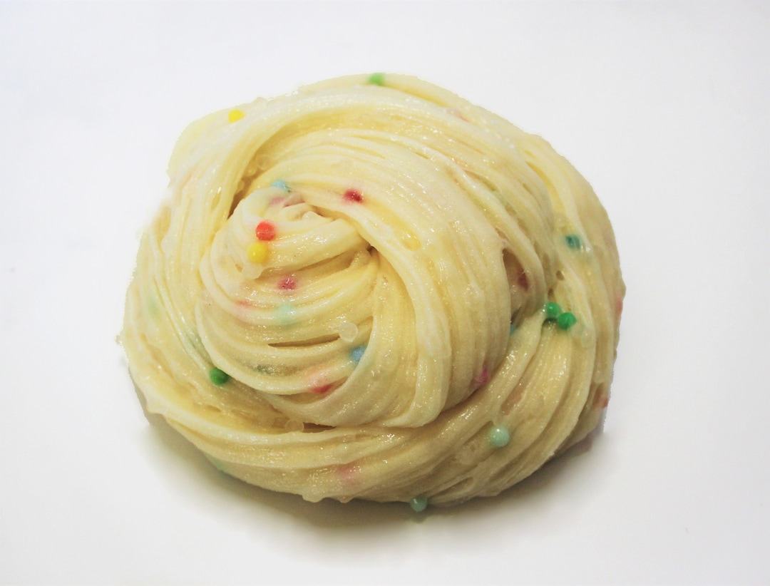Sugar Cookie Dough Slime - Creamy Slime With Slushie Bead Sugar and ...