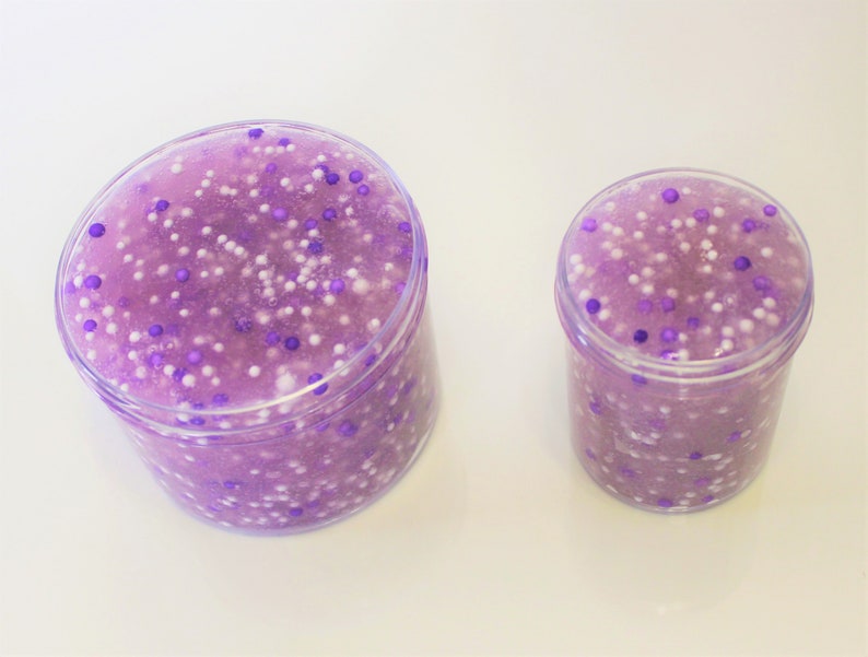 Jelly Tentacles Clear Purple Half Floam Slime Fizzy - Etsy