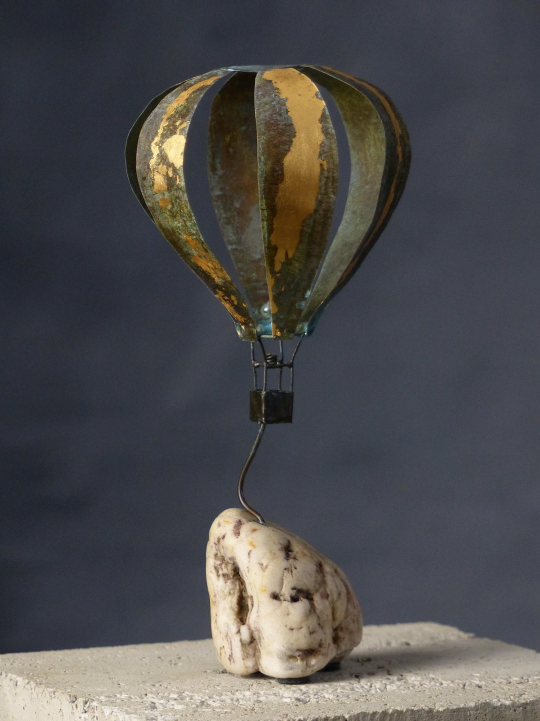 Hot Air Balloon / Metal Sculpture / Individual Production / Small ...
