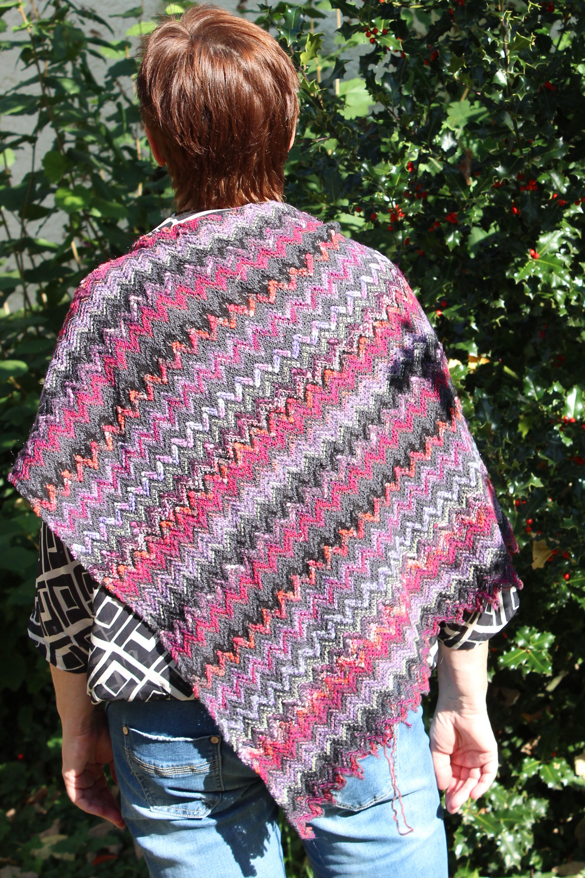 Poncho Top Ladies Paper Cut by Unendlich Schön - Etsy New Zealand