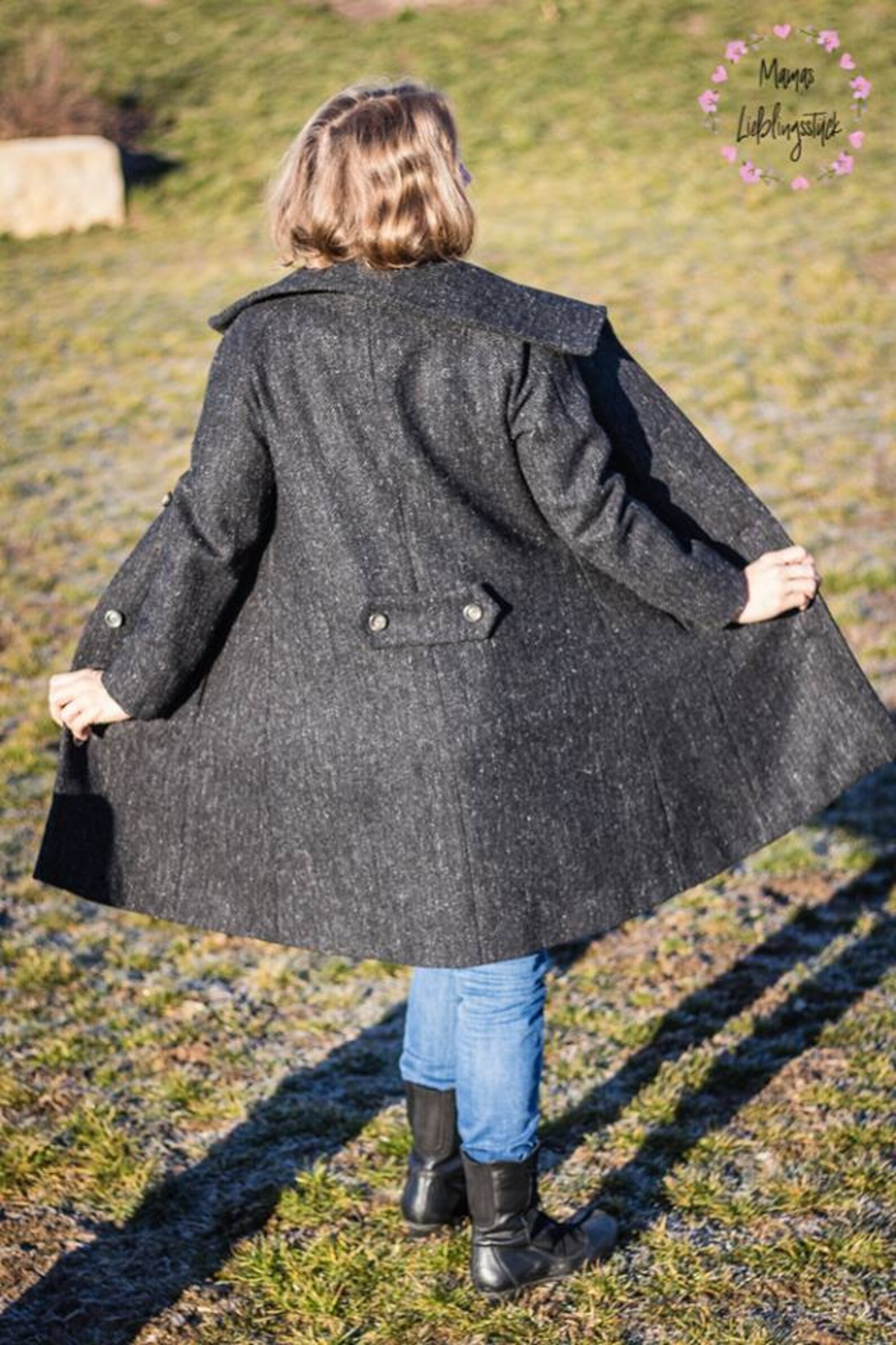 Coat Jacket Cutting Pattern IVEY E-book for Raglan Coat - Etsy