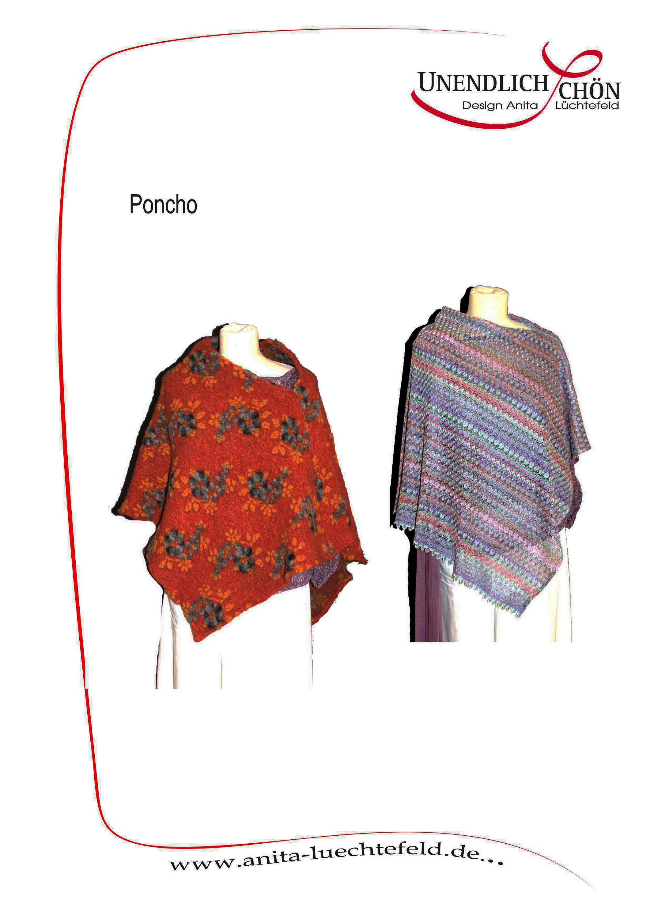 Poncho Top Ladies Paper Cut by Unendlich Schön - Etsy New Zealand