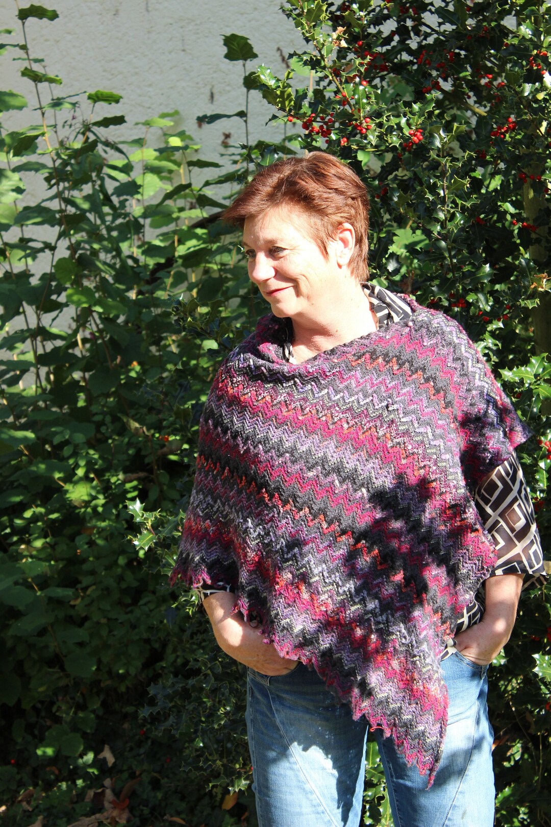 Poncho Sewing Pattern E-book Top Women by Unendlich Schön - Etsy