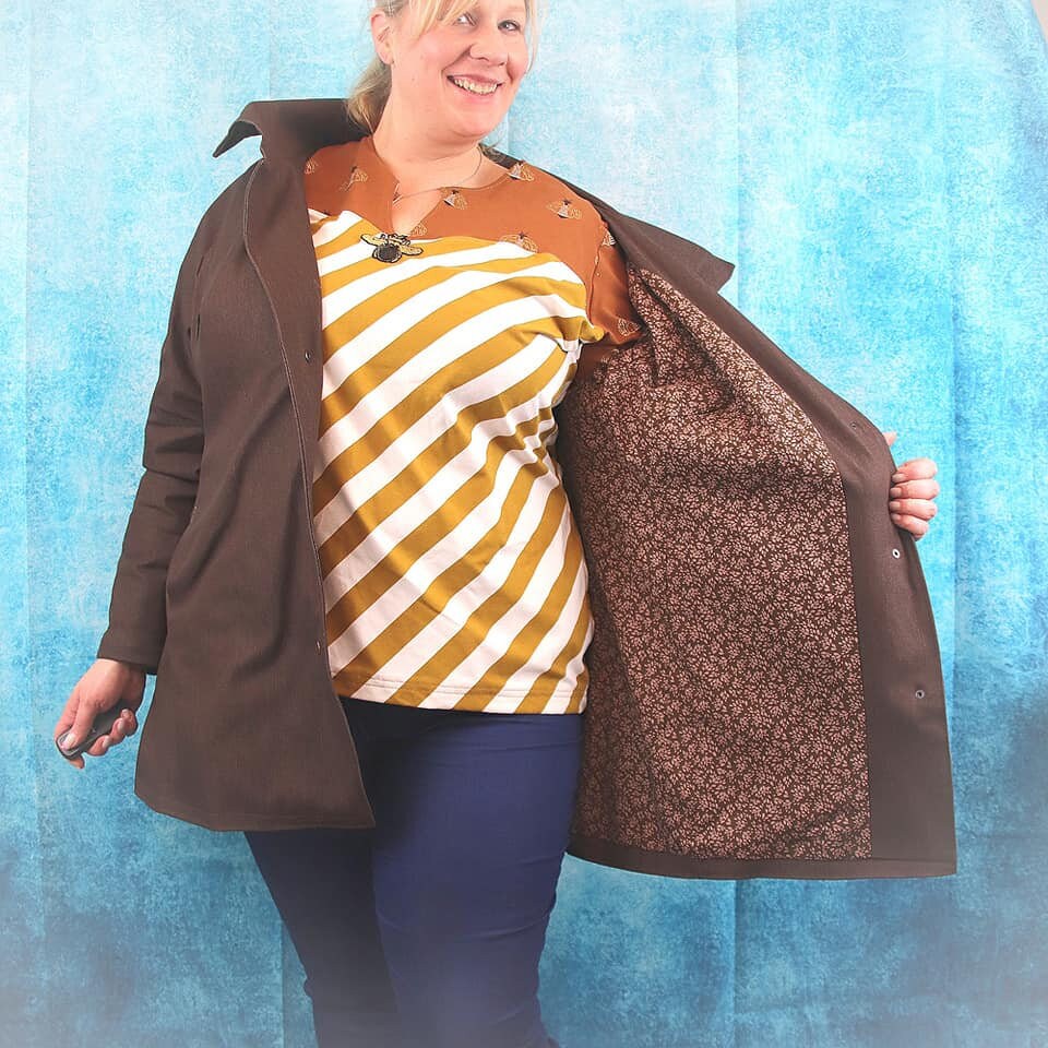 Coat Jacket Cutting Pattern IVEY E-book for Raglan Coat - Etsy