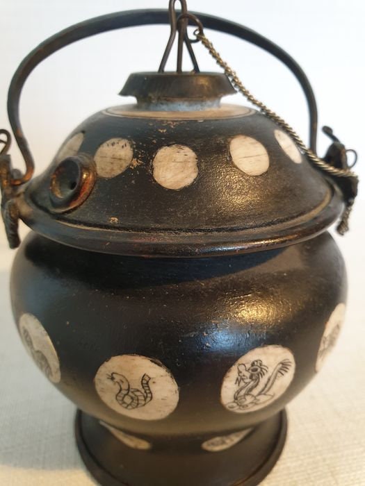 Very special incense pot.