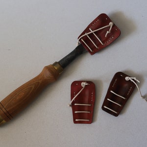 Leather Sheath for Straight/bent/dogleg Gouges (pfeil, Hans Karlsson ...