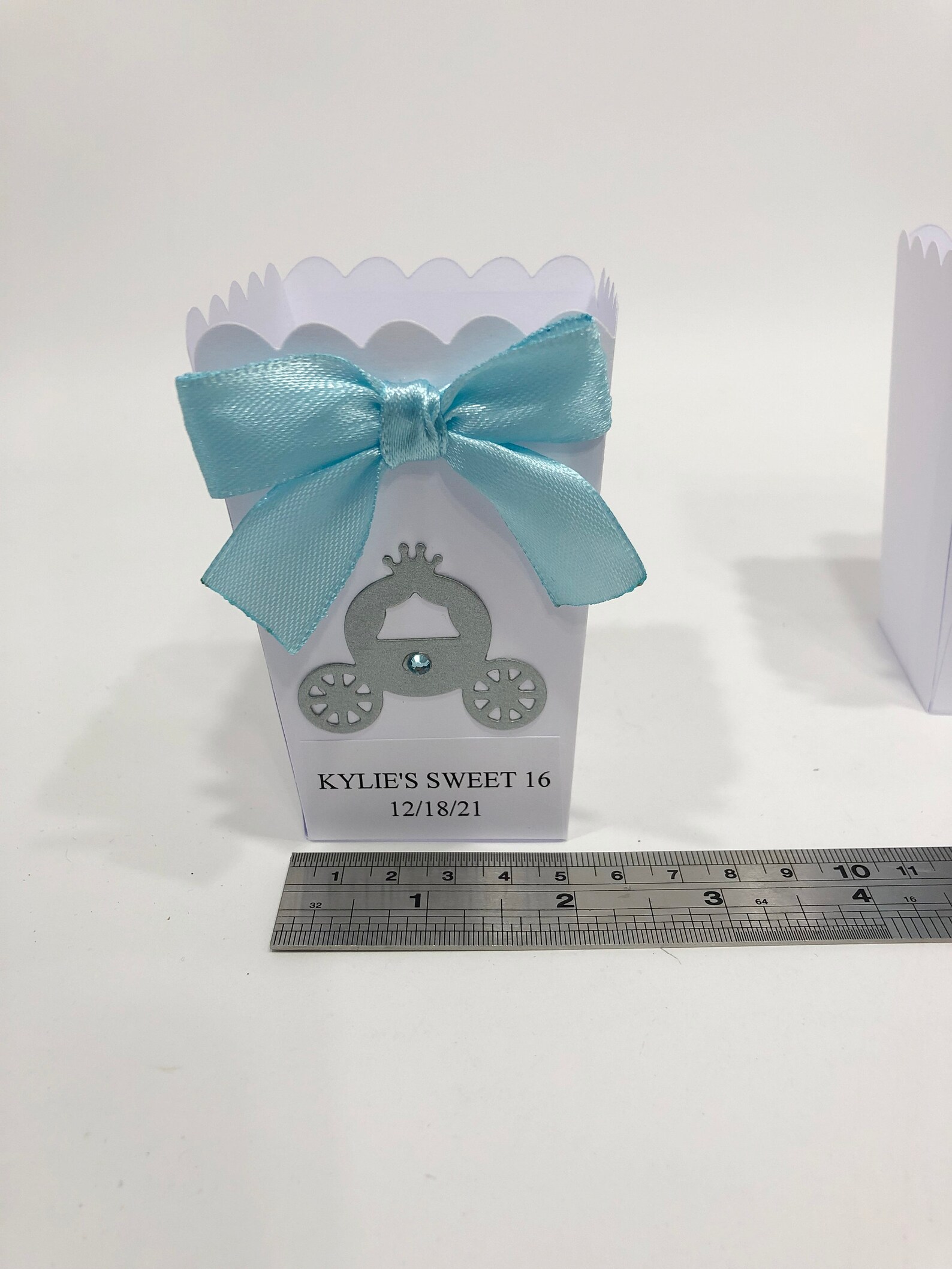 Cinderella Favor Boxes Cinderella MINI Popcorn Boxes - Etsy