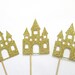 Castle Cupcake Toppers. Princess Party Decorations Cinderella | Etsy