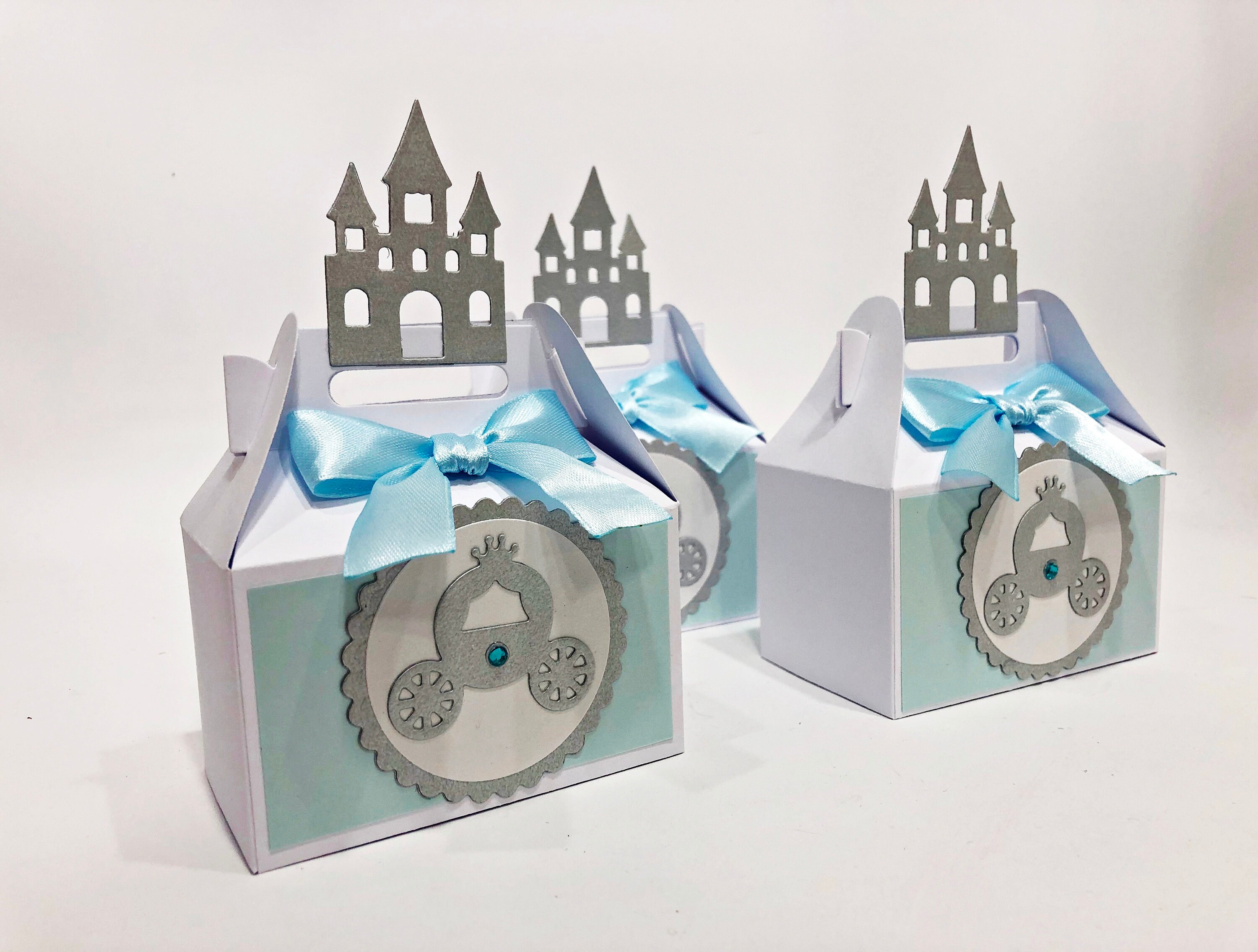 Cinderella Birthday Favor Boxes, Princess Birthday Favor Boxes ...