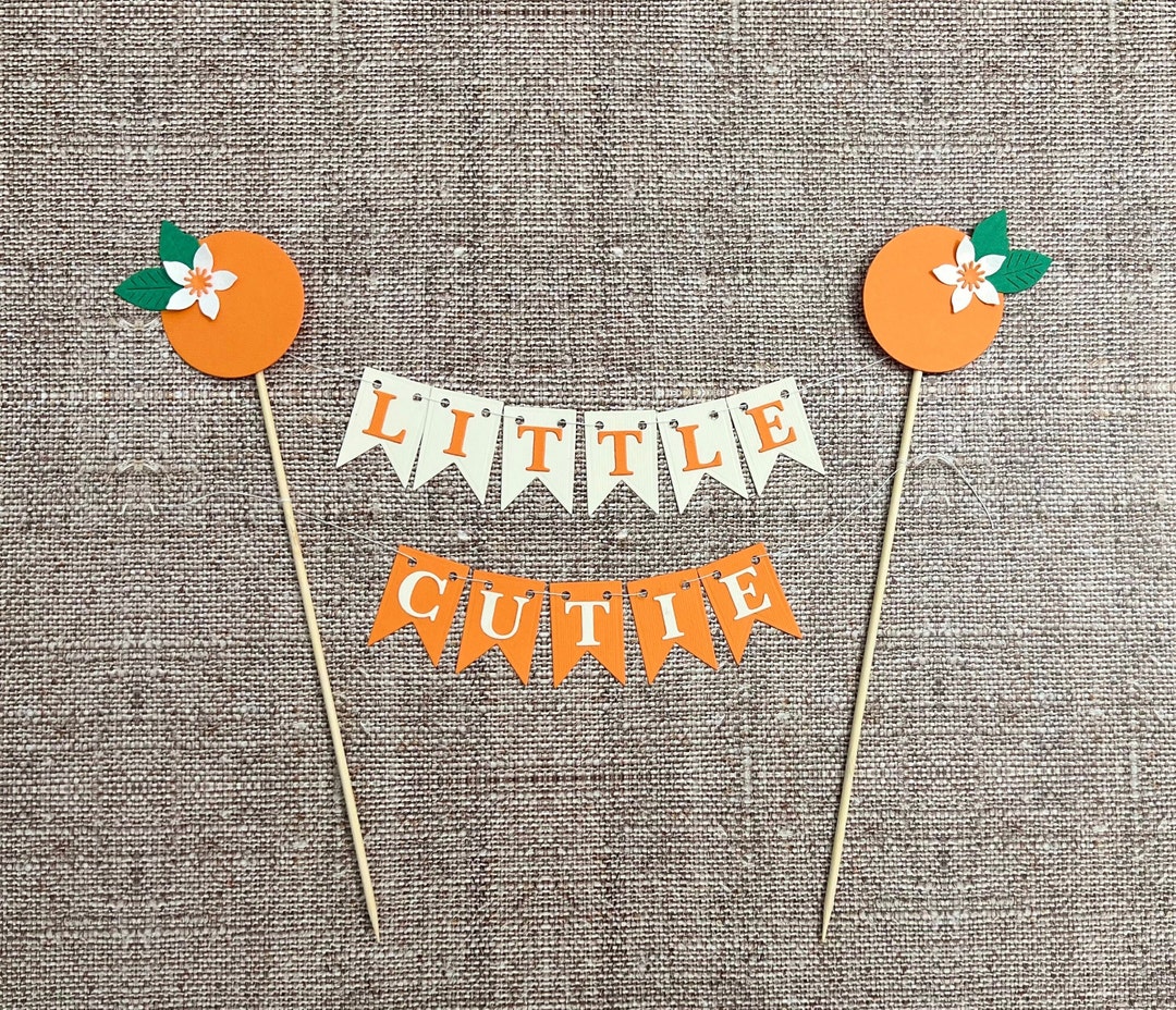 Little Cutie Cake Topper - Little Cutie Baby Shower Cake Decoration ...