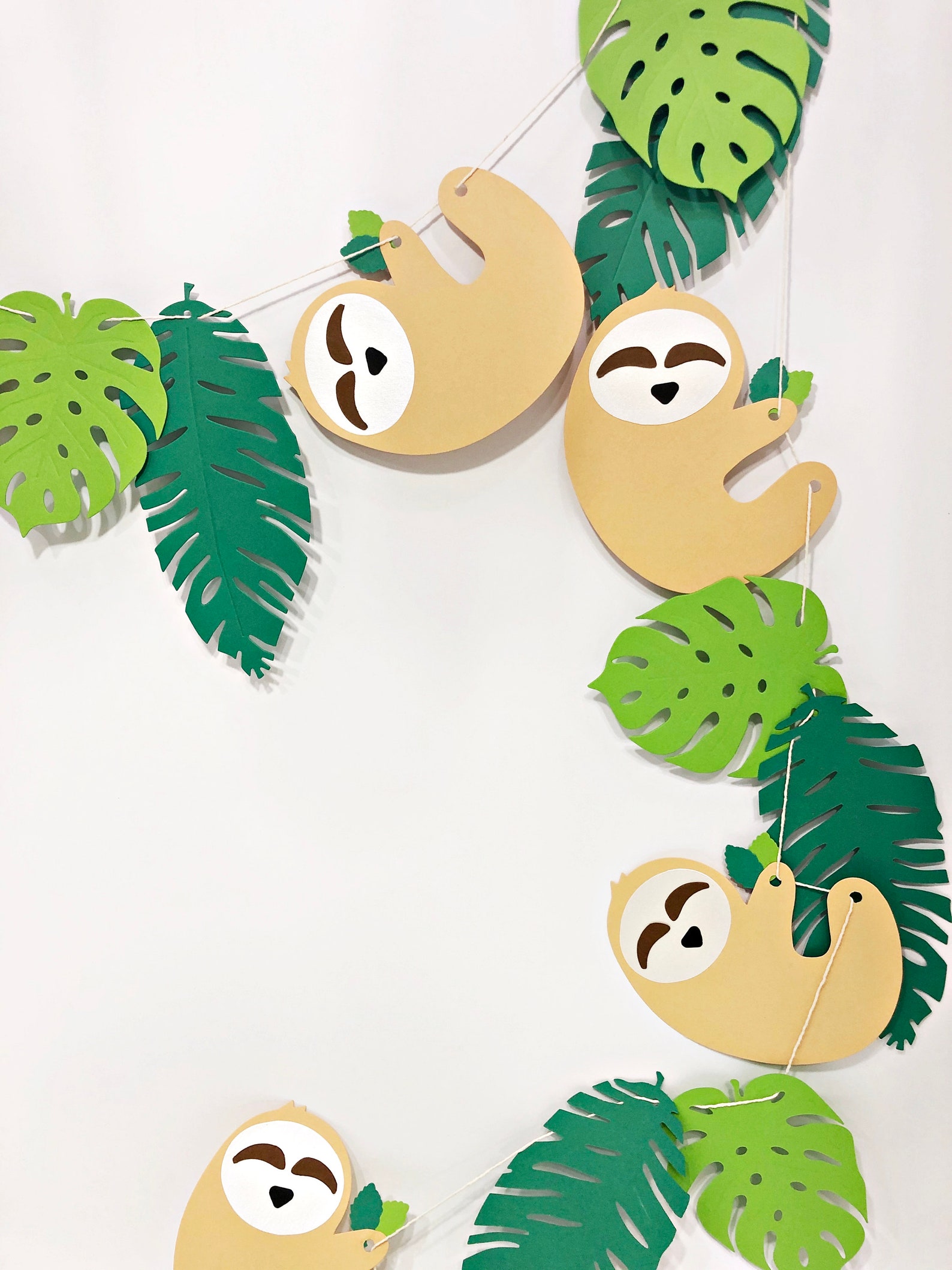 Sloth Party Decorations Sloth Garland Sloth Banner Baby - Etsy UK