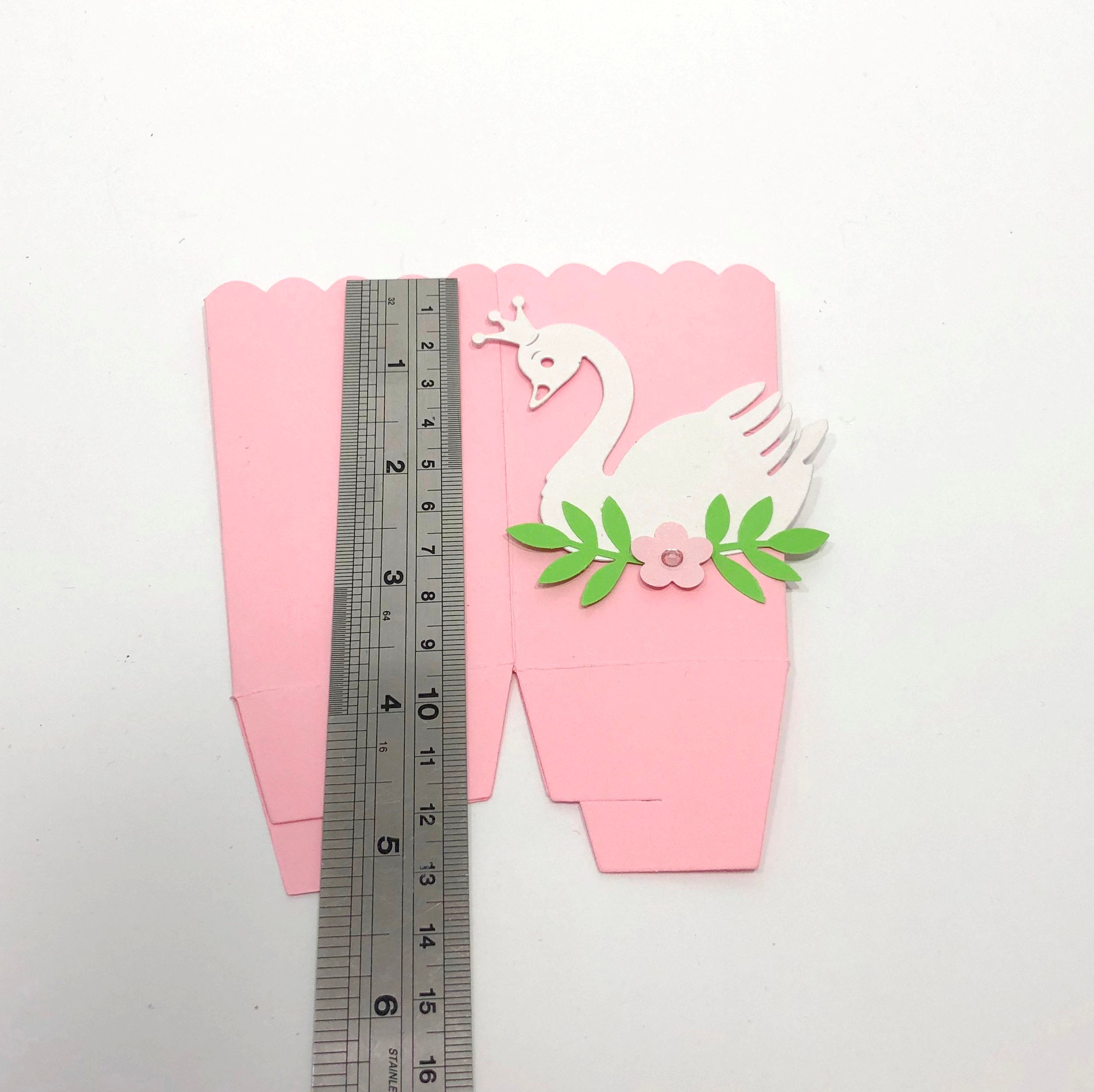 MINI Swan Popcorn Boxes. Swan Lake Birthday Decorations Swan - Etsy