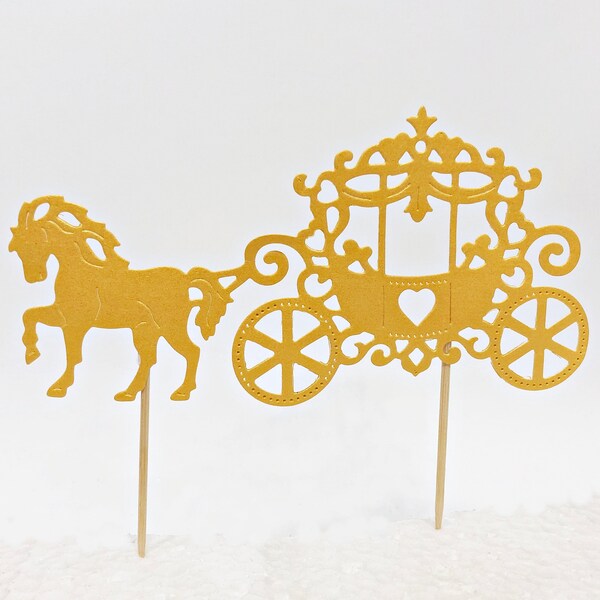 Carriage Cake Topper - Etsy
