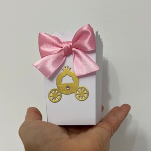 Cinderella Favor Boxes, Cinderella MINI Popcorn Boxes Cinderella ...