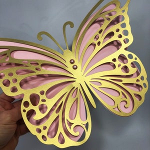 Large Paper Butterfly Single Extra Large Butterfly Backdrop - Etsy