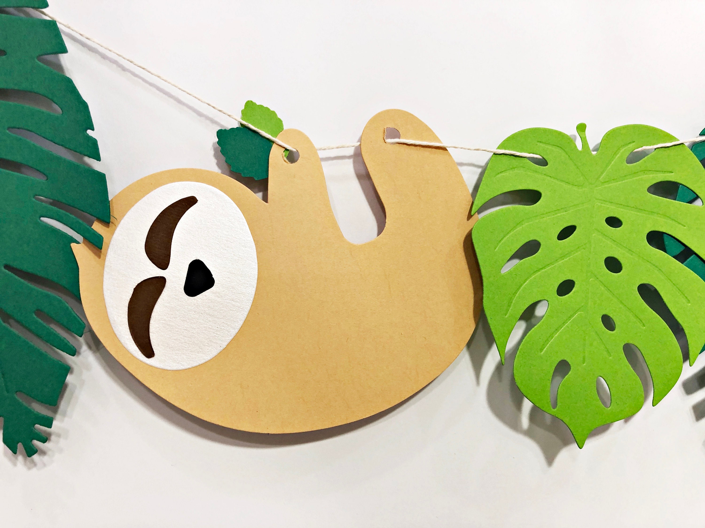 Sloth Party Decorations Sloth Garland Sloth Banner Baby - Etsy UK