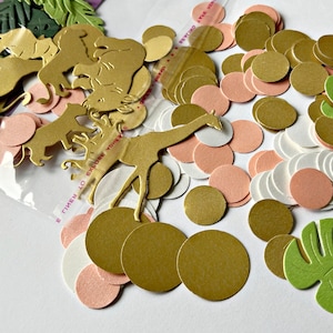 160 PCS Girl, Boy Jungle Safari Confetti - Safari Baby Shower Confetti ...