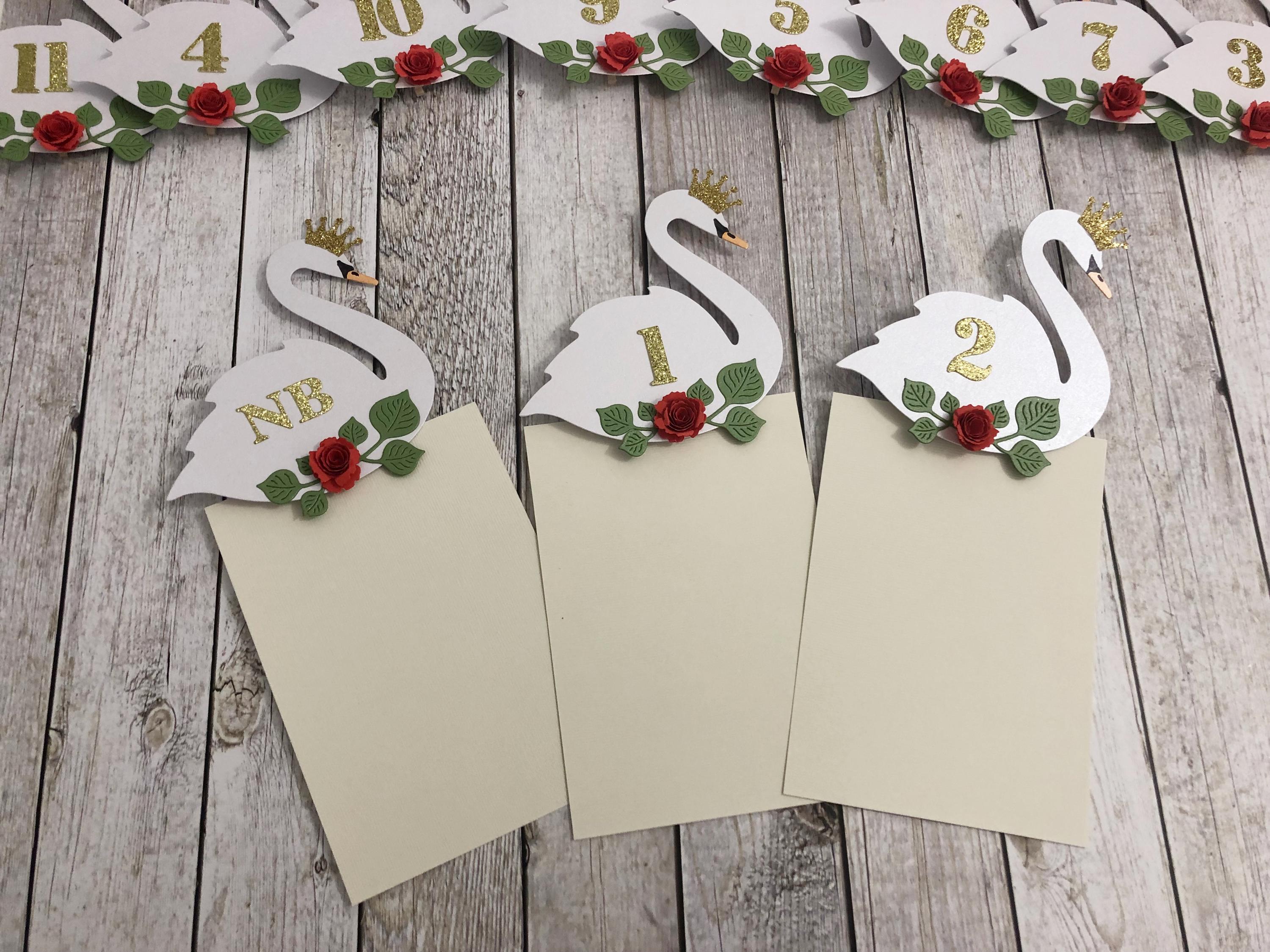 SWAN ONE Highchair Banner - Swan First Birthday Party Decorations. Swan ...