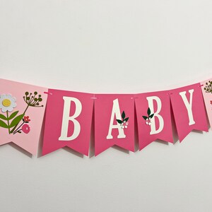 Wildflower Birthday Decorations Flower Happy Birthday Banner Wild ...