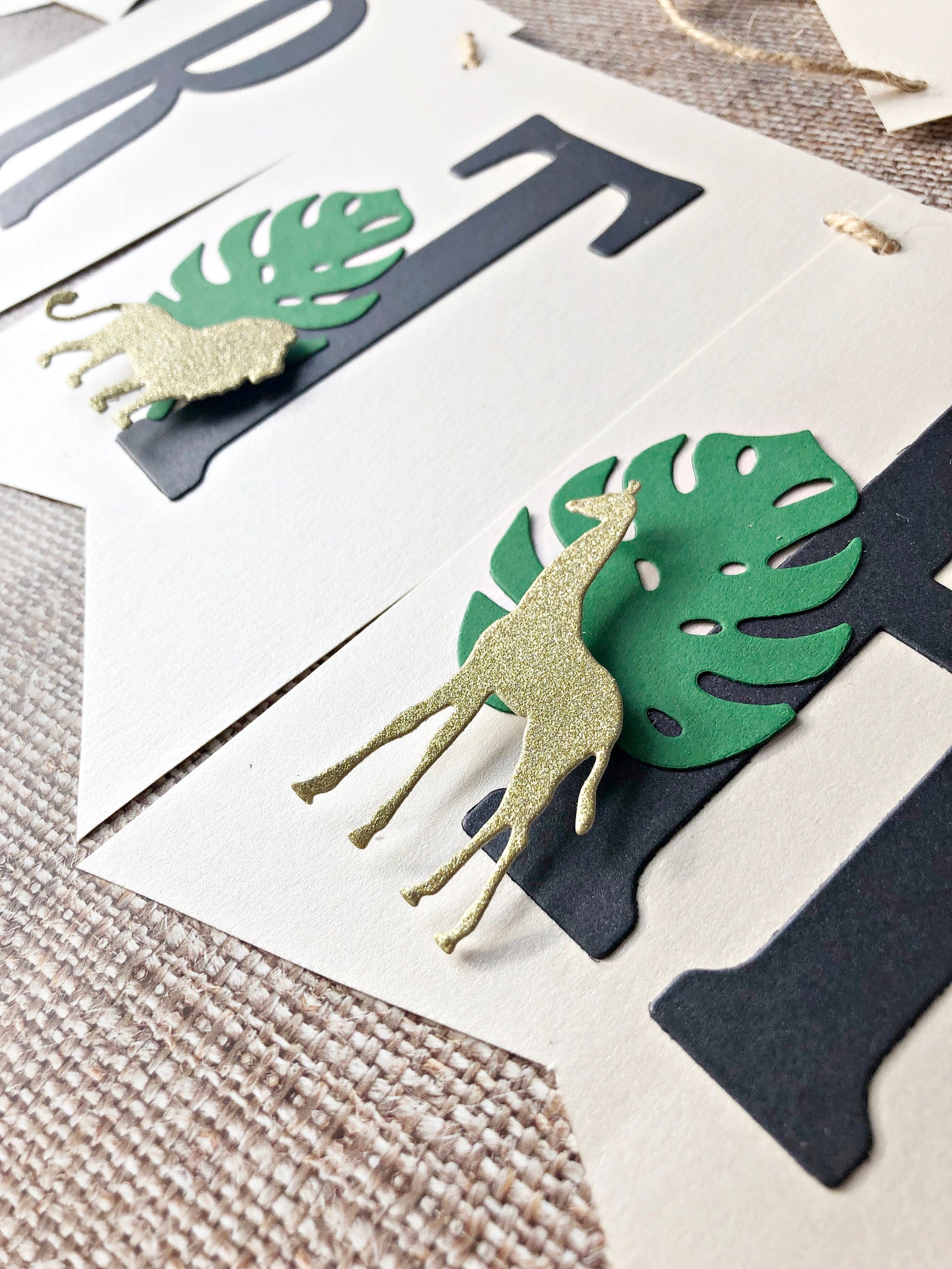 Safari Birthday Party Decorations - Safari Banner Jungle Safari Animal ...