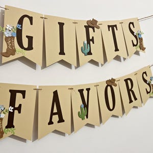 Little Cowboy Baby Shower Decorations - FAVORS & GIFTS Banners. CUSTOM ...