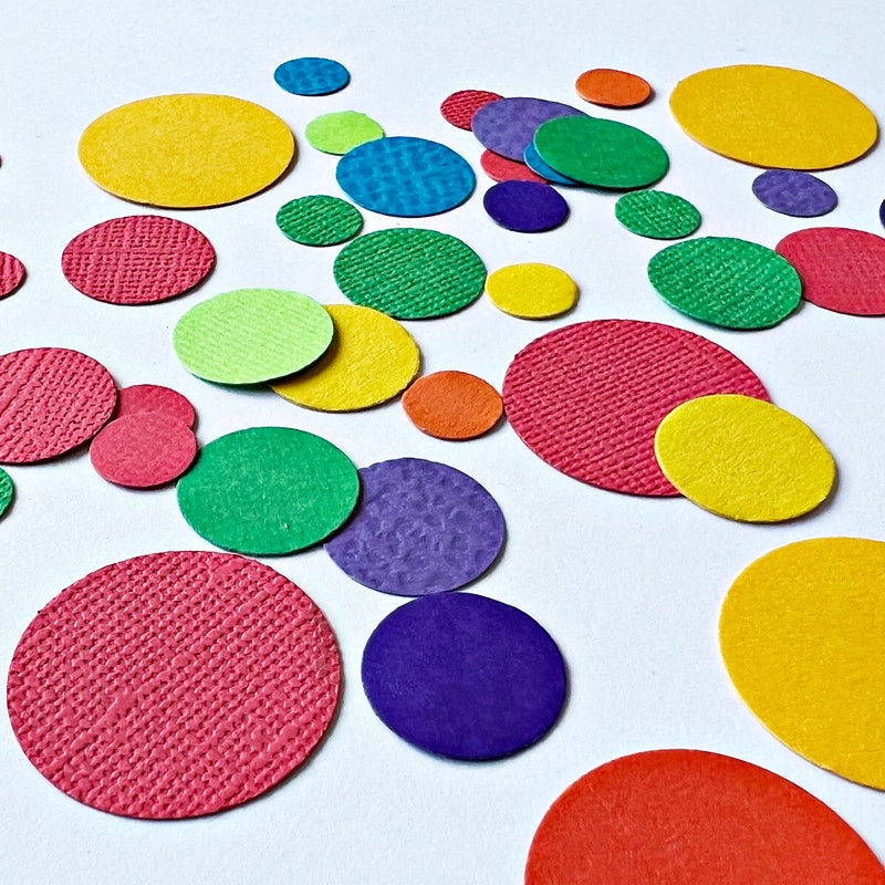 Rainbow Confetti - Etsy