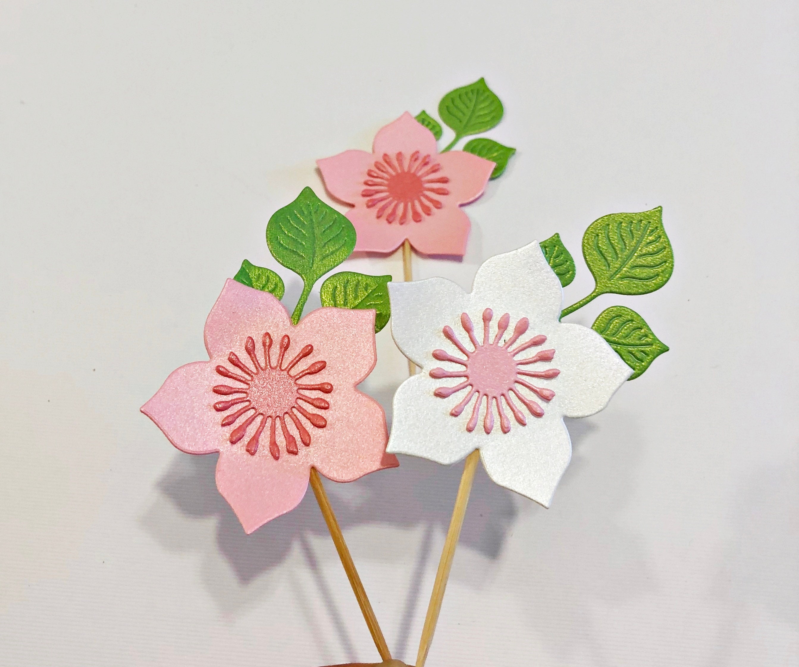 Boho Floral Cupcake Topper Boho Cupcake Toppers Flower | Etsy