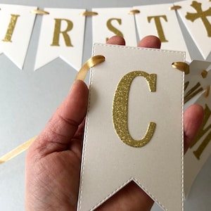 First Holy Communion Banner, Personalized Name Communion Banner Girl ...