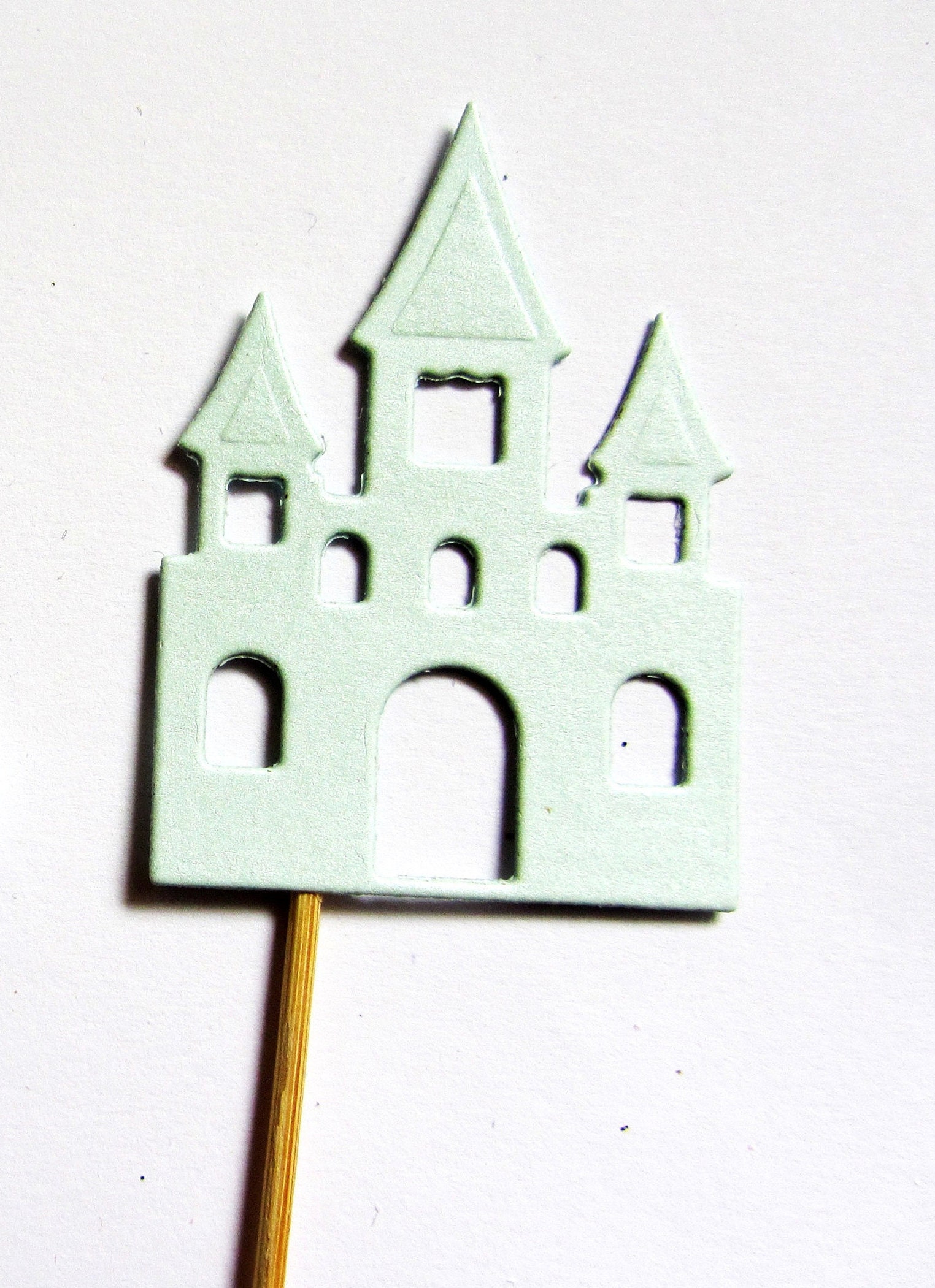 Castle Cupcake Toppers. Princess Party Decorations, Cinderella Cupcake ...