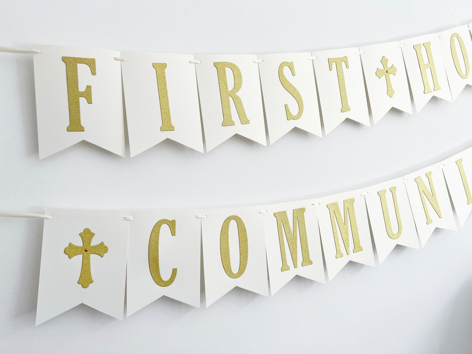 First Holy Communion Banner Personalized Name Communion - Etsy