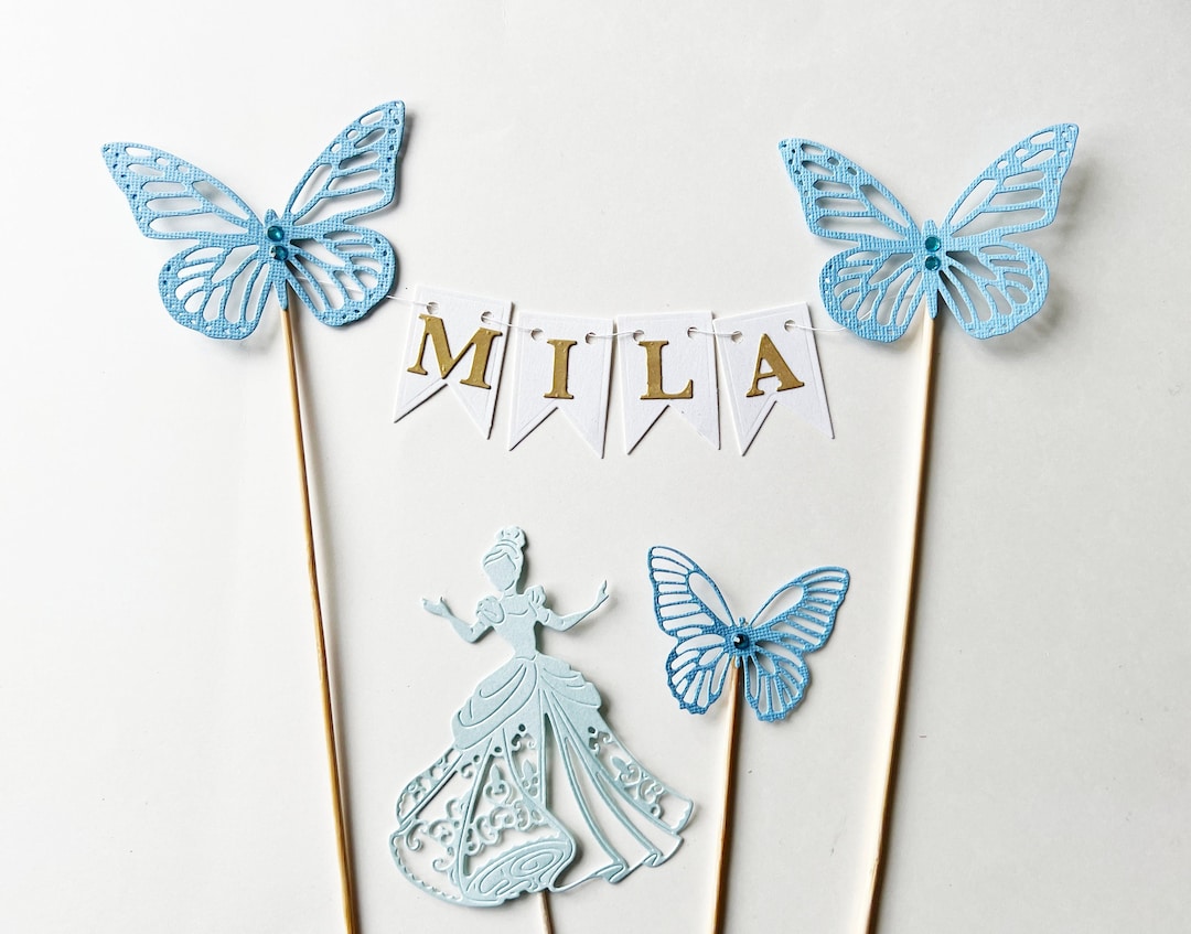 Cinderella Cake Topper - Cinderella Birthday Cake Topper, Cinderella ...