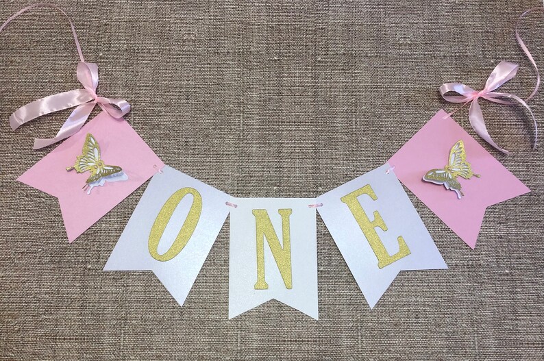 Butterfly Birthday Banner Butterfly Party Decor Butterfly - Etsy