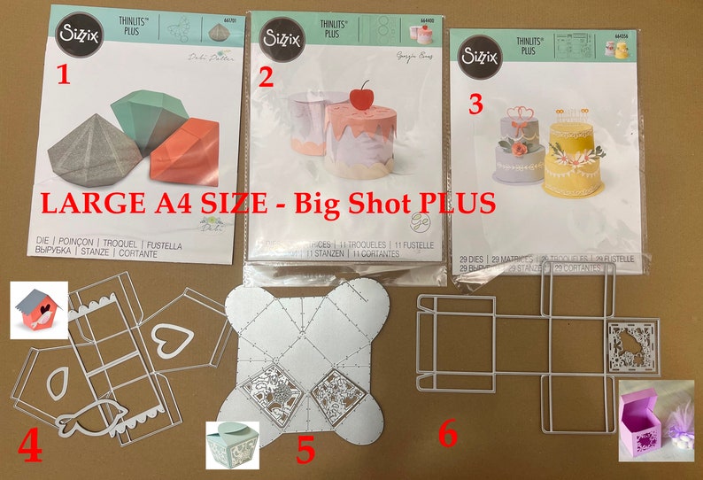Sizzix Die Sets: Thinlits, Bigz Dies for Cardmaking & Scrapbooking ...