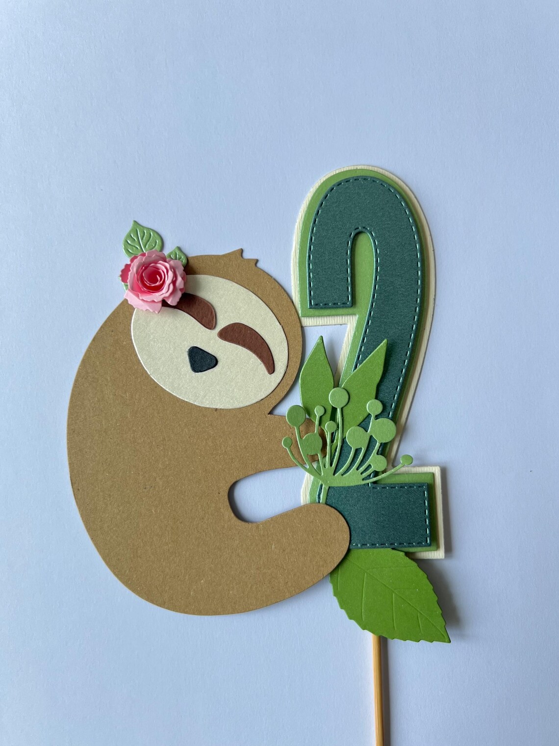 Girl Sloth First Birthday - Sloth ONE Highchair Banner. Sloth Birthday ...