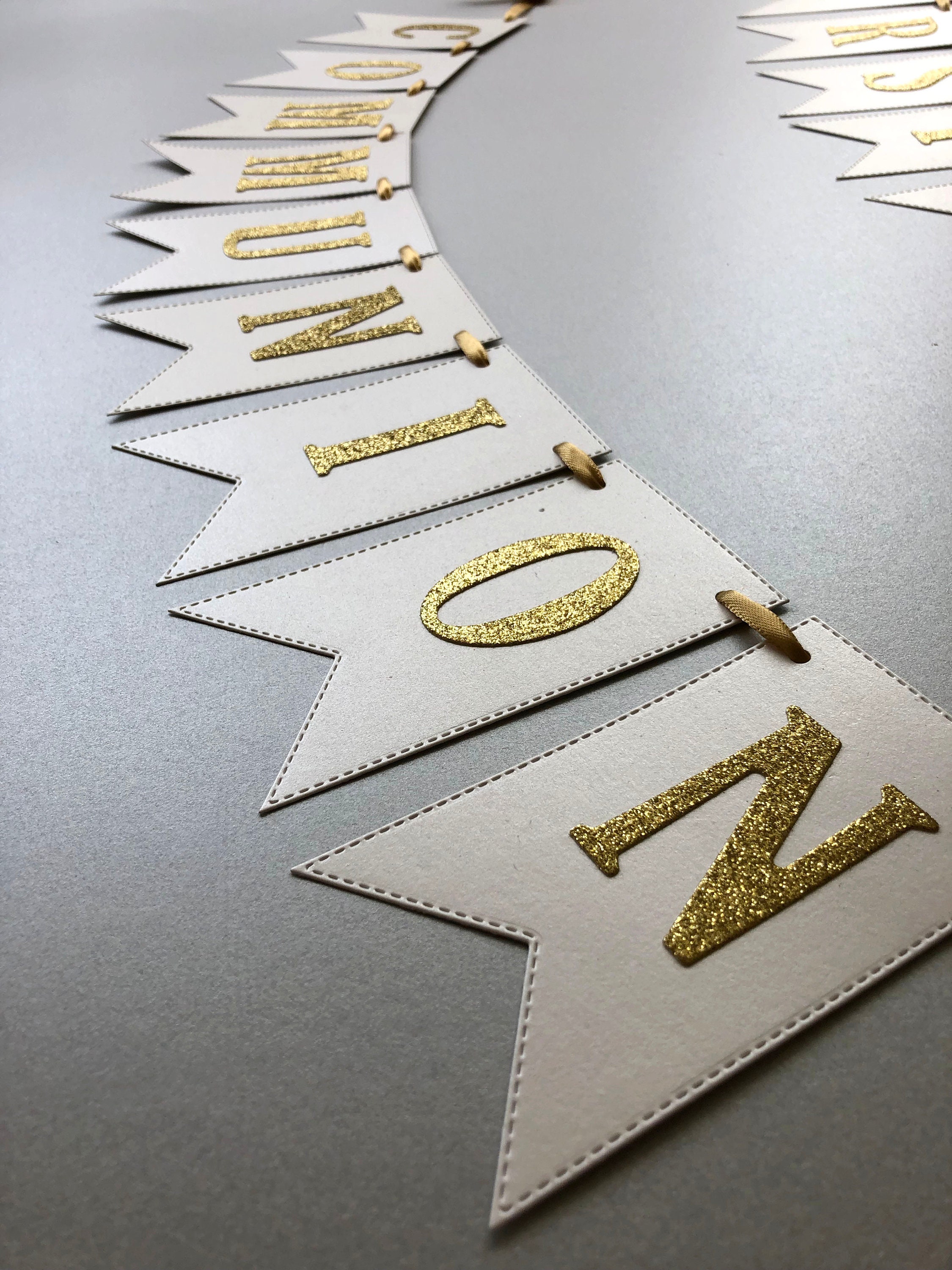 First Holy Communion Banner Personalized Name Communion | Etsy