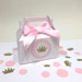 Princess Crown Tiara Favor Boxes-pink Gold Princess Favor Box-princess ...
