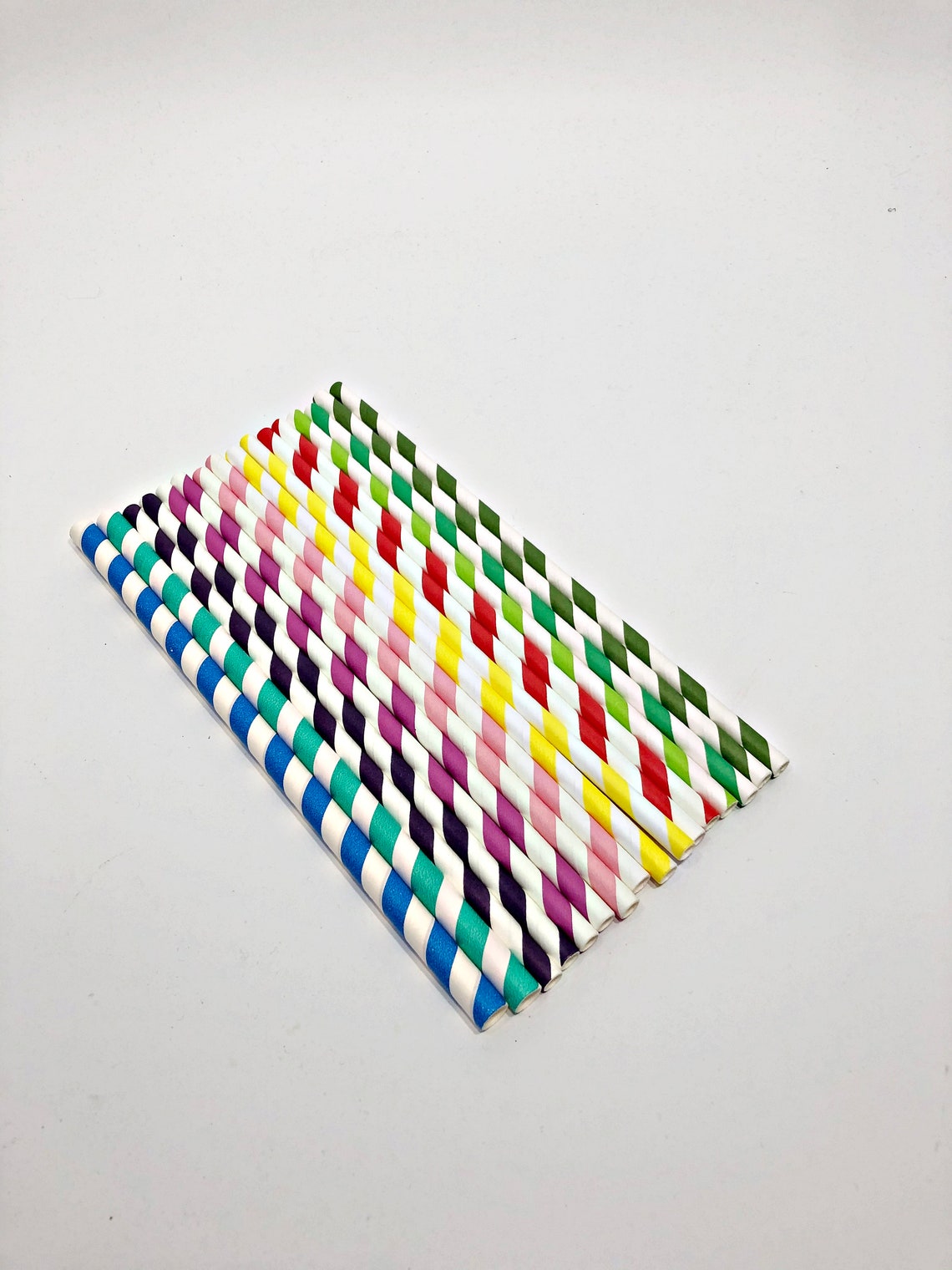 10 Princess Crown Paper Straws Pink Gold Party Decorations | Etsy